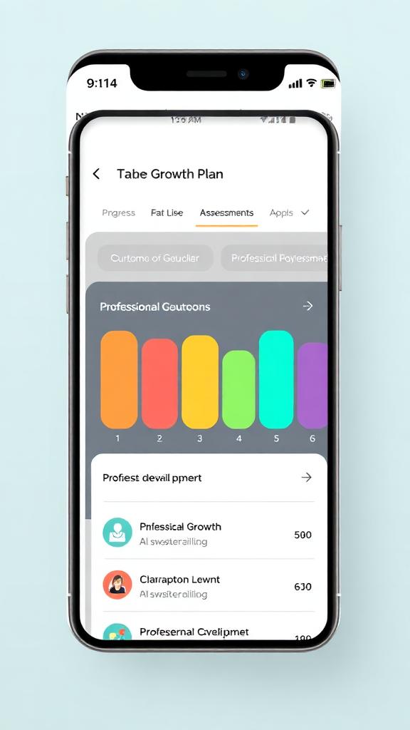 Mobile Growth Plan Interface